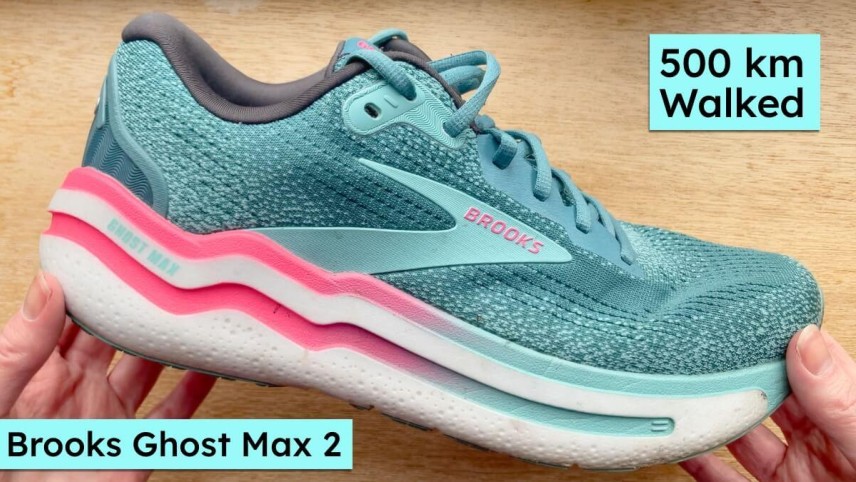 Brooks Ghost Max 2 Review after Walking 500 km (+ Close-Up Photos ...